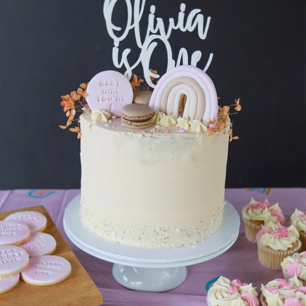 Personalised is One Cake Topper Birthday Cake Topper Cake Decoration ...
