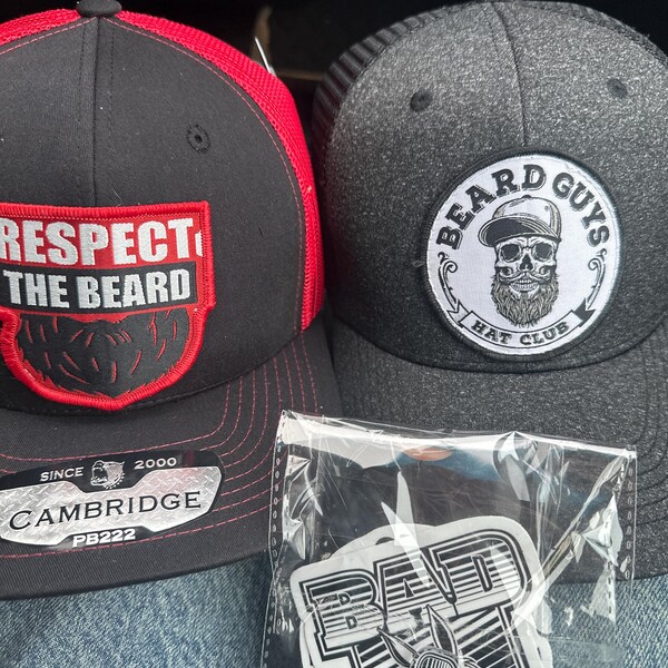 Born to Ride Biker Trucker Hat With Skull and Beard Embroidery Patch ...