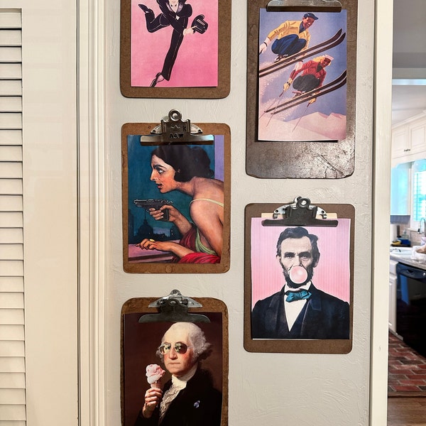 Digital Download Art, George Washington, Ice Cream, Gallery Wall Art ...