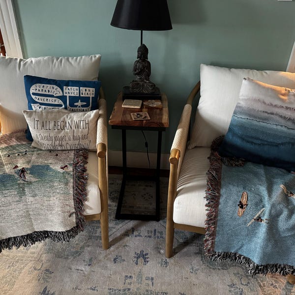 Coastal Rug Water Texture Rugs for Living Room Housewarming Gift for ...