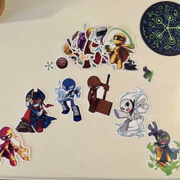 Gildedguy Sticker Sheet - Clear / Die Cut / All Characters - Etsy