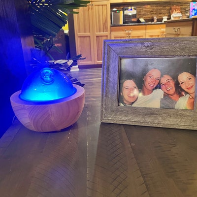 Willow Glass Dome & Wood Grain Diffuser Essential Oil Diffuser - Etsy