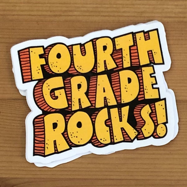 4th Grade Rocks Svg | Grade School Svg | Back to School Svg | 4th Grade ...