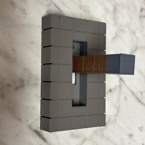 Minecraft-inspired Double Lever Light Switch Plate - Etsy