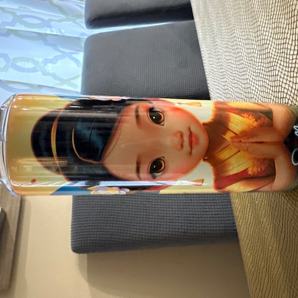 Khmer Apsara, 20 Oz, Stainless Steel Tumbler With Straw, Gift Idea ...