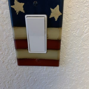 Light Switch Plate Covers Primitive Black With Saltbox and - Etsy