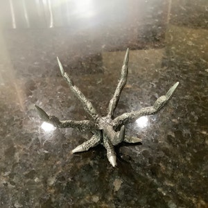 Pewter PHOENIX Rising From Flames With Red Crystal Accents - Etsy