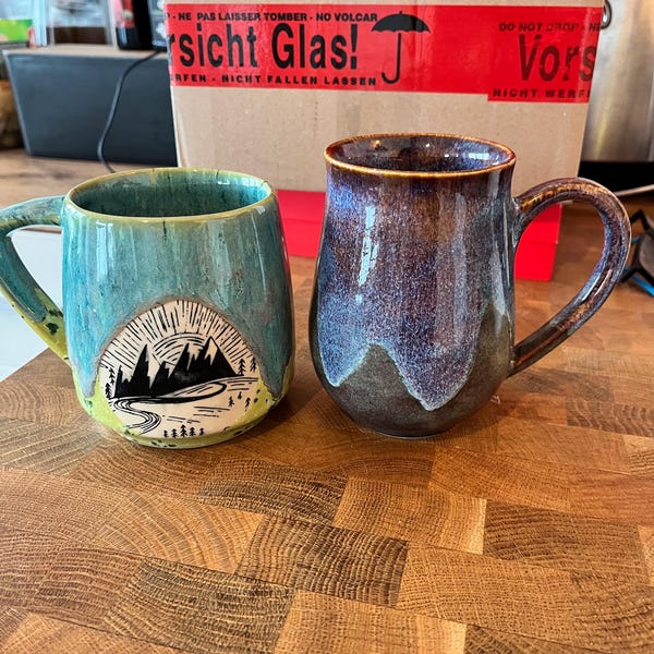 Big Mug/large Mug/large Ceramic Mug/ceramic Mug Handmade Pottery ...