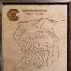 Engraved Ski Map Breckenridge: Peak 8 - Etsy