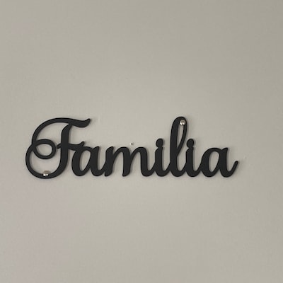 FAMILIA Sign, Familia Wood Sign, Familia Wall Decor, Thanksgiving Decor ...