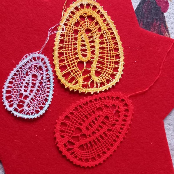 Idrija Bobbin Lace Pattern-heart - Etsy