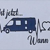 Wenn nicht jetzt wann dann ? V2 Sticker Aufkleber Lustig Urlaub Travel Geschenkidee Reisen Kerle ...