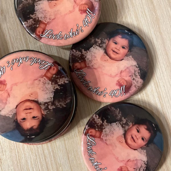Memorial Button Pin, Memory Pin, Custom Photo Memorial Button Pins, Pin ...