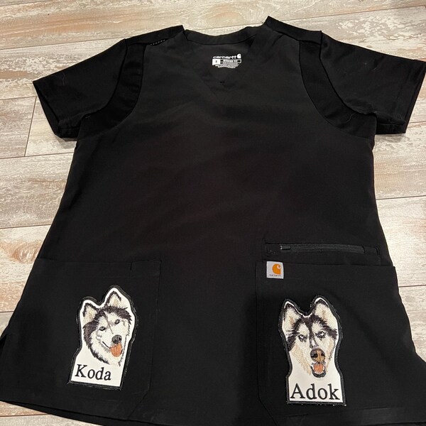 Custom Embroidered Dog Name Patches, Personalized Yorkshire Terrier Dog ...