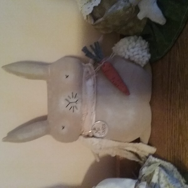 Mr. Hinkle Epattern...primitive Easter Spring Bunny Rabbit Cloth Doll ...