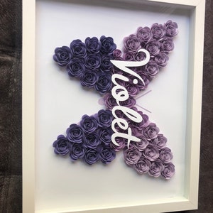 Graduation Cap Flower Shadow Box Assorted Paper Flower Box | Etsy