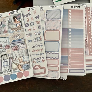 NEW Summer Nights Weekly Sticker Kit Sticker Kit - Etsy