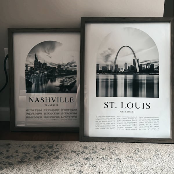 Set of Travel Modern Posters - CHOOSE ANY LOCATION, Travel Art Prints ...