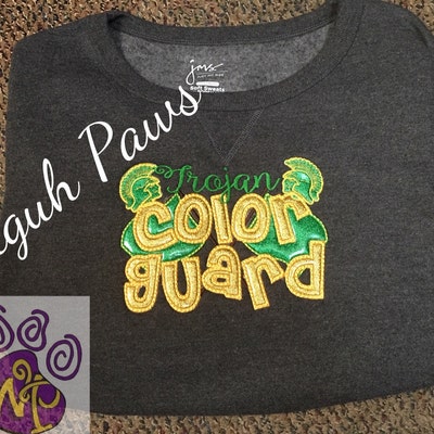 Color Guard Flags Embroidery Applique Design - Etsy