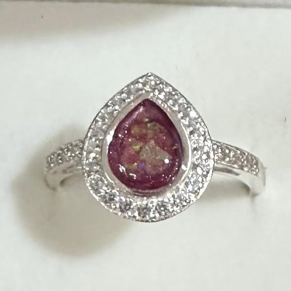 925 Sterling Solid Silver, Infinity Blank Channel Ring Setting, Good ...