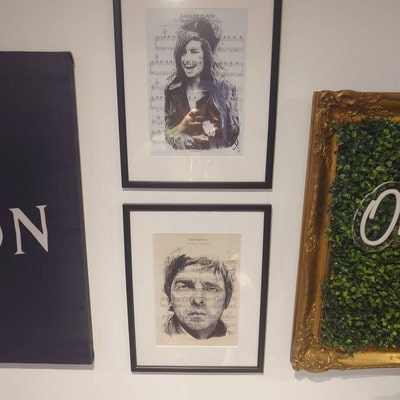 George Harrison Print A4 Mounted - Etsy