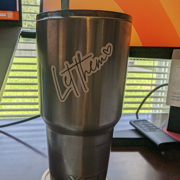 Let Them Sticker, Mental Health Sticker, Self Care, Self Love - Etsy