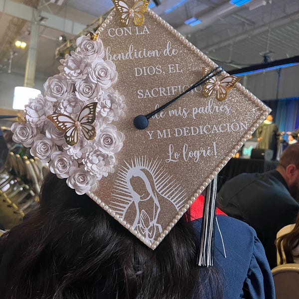 Graduation Cap Topper, 1st Generation Graduate, Mexican Graduation ...