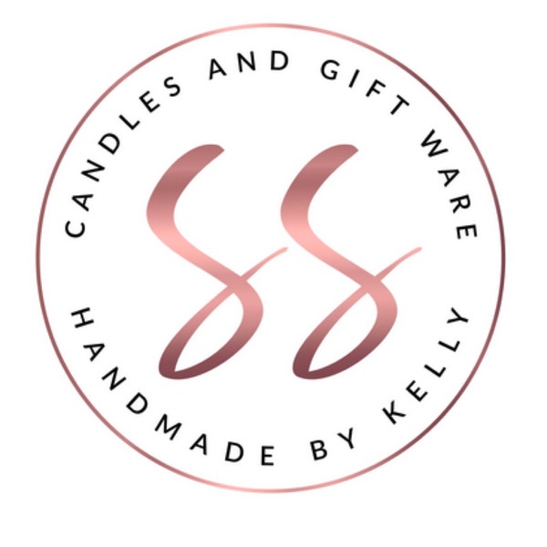 Candle Logo Boutique Handmade Homemade Candles Rose Gold Watermarks ...