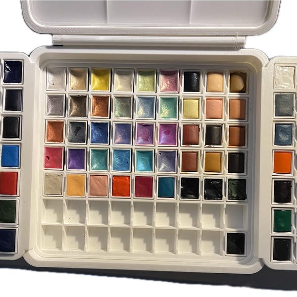 Altoid Tin Water Palette Set | Watercolor Painting | Removable Pan ...