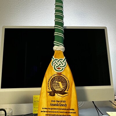 MILITARY PADDLE With Engraved Logo and Personalized Message - Etsy