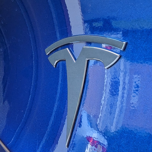 Tesla Model 3 Trunk / Frunk Emblem Badge Logo 3M 1080 Sticker Vinyl ...