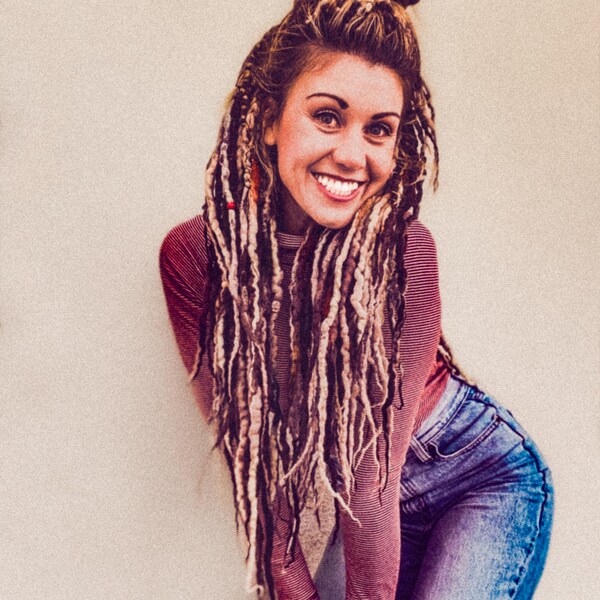 Black Curly Wool Dreads. "black Wizard" Double Ended or Single Ended ...