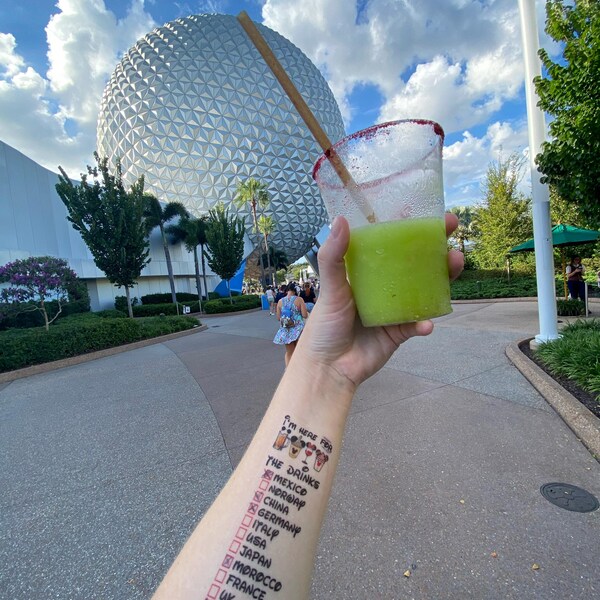 Drinking Around the World Tattoo-food & Wine Festival-epcot World ...