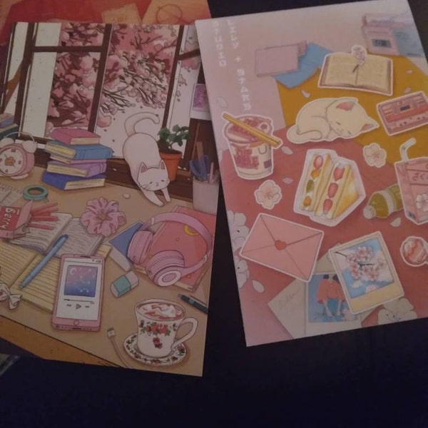 Hanami Sticker Sheet • Japanese Picnic • Aesthetic Spring Planner ...