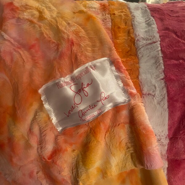 Quilt Label , Personalized Blanket Label, Sew on Quilt Tag Ribbon - Etsy