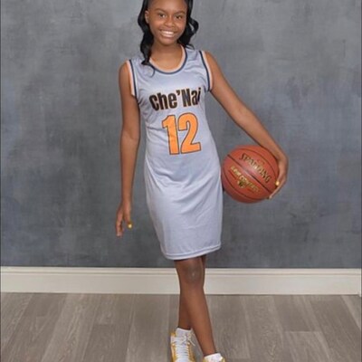 Custom Name Number Jersey Dress, Women Basketball Jersey Dress, Ladies ...