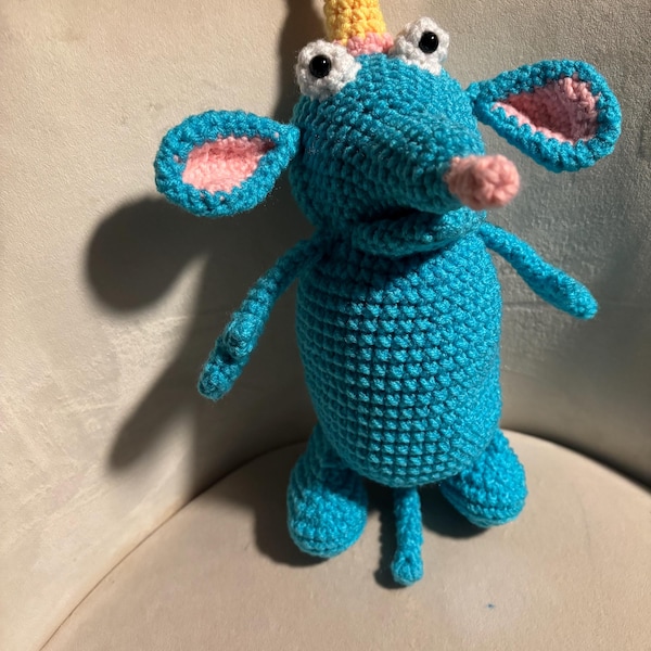 Tutter Blue Mouse Crochet Pattern PDF | ENGLISH | Amigurumi | Toy ...