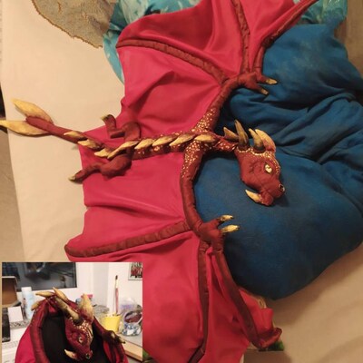 PDF PATTERN Cape Dragon, Shawl Dragon, Shoulder Dragon, Easy Dragon to ...