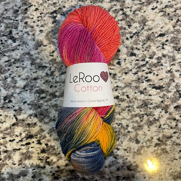 Lichen - Hand Dyed Cotton Yarn - Dyed to Order, 100g Skeins - Available ...