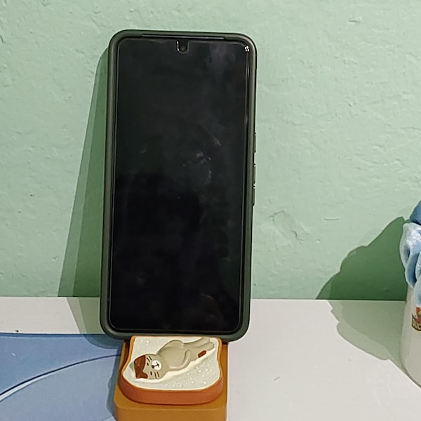 Toast/puff Cell Phone Stand,cute Cat Phone and Tablet Holder,kitten ...
