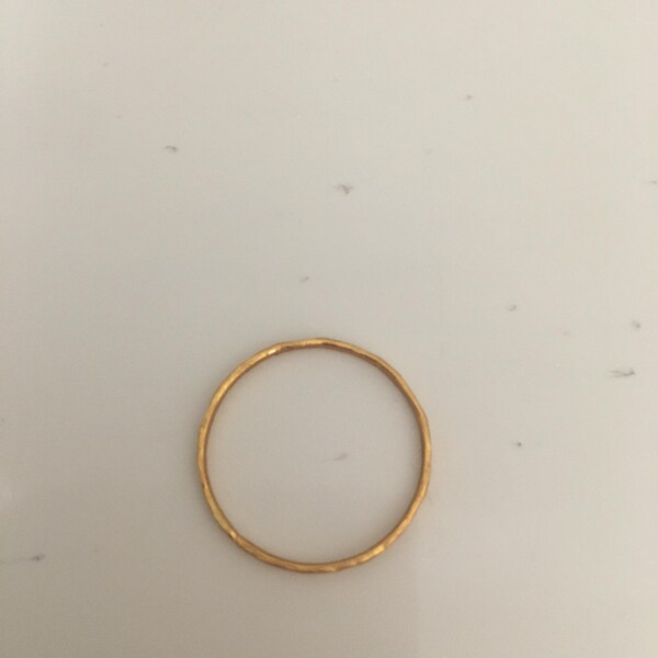 Classic 14k Gold Filled Hammered Bangle, Textured Bangle, Gold Bangle, Medium Weight Gold Bangle ...