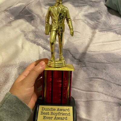 The Dundie Award the Office TV Show Dundie Award Trophy - Etsy