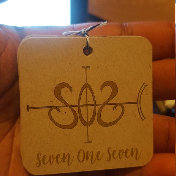 Custom Tags, Square With Rounded Corners, Kraft Tags, Logo Tag ...