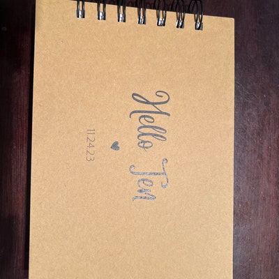 Our First Year Notebook Journal Scrapbook Smashbook Valentines Gift ...