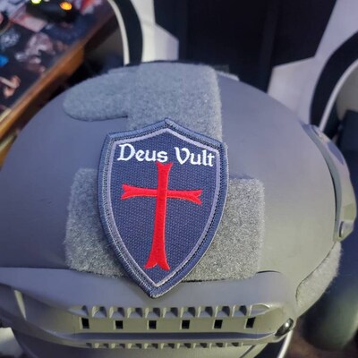 Devgru Seal Team 6 Crusader Cross Lion Patch embroidered Hook black/red - Etsy