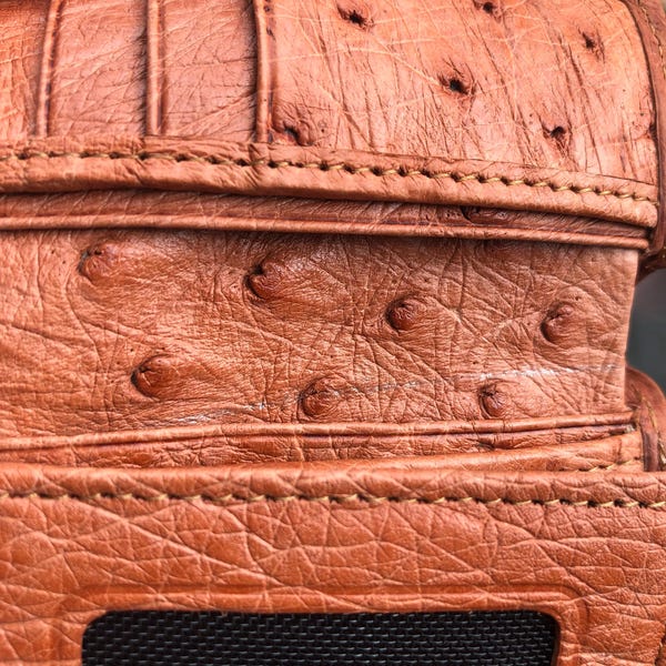Genuine Ostrich Leather Wallet - Etsy