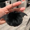 Mini Fuzzy Soft Bat Keychain 3"x1" Purse Charm - Gothic Witchy ...