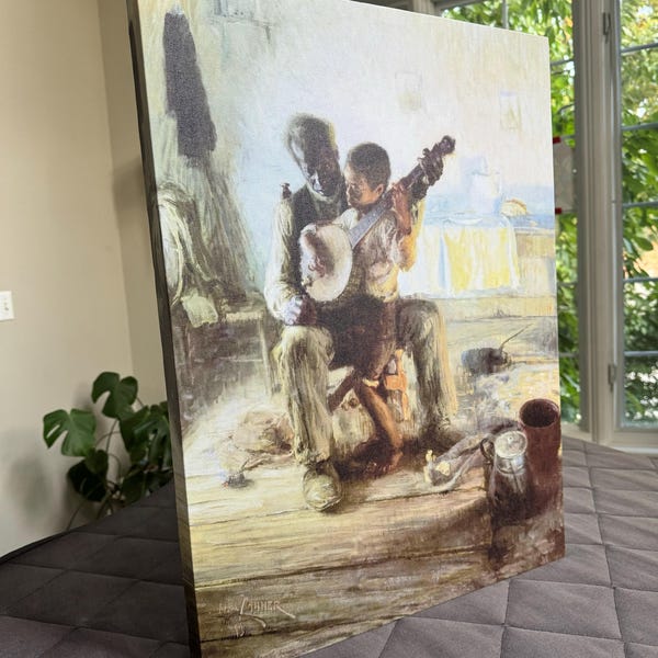 Henry Ossawa Tanner : the Banjo Lesson (1893) Canvas Gallery Wrapped or ...