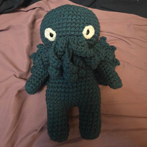 Cthulhu Crochet Pattern - Mini Cthulhu Eldritch God - Etsy