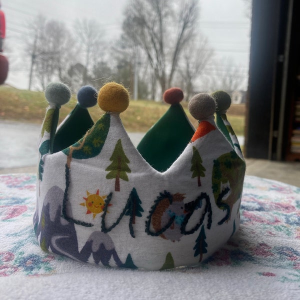 Birthday Crown PDF Pattern, Crown Sewing Pattern, DIY Crown, Pattern ...